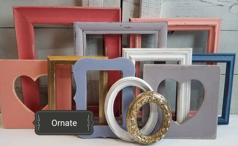 Baby Girl Nursery Photo Frame Set Colorful Round Picture - Etsy