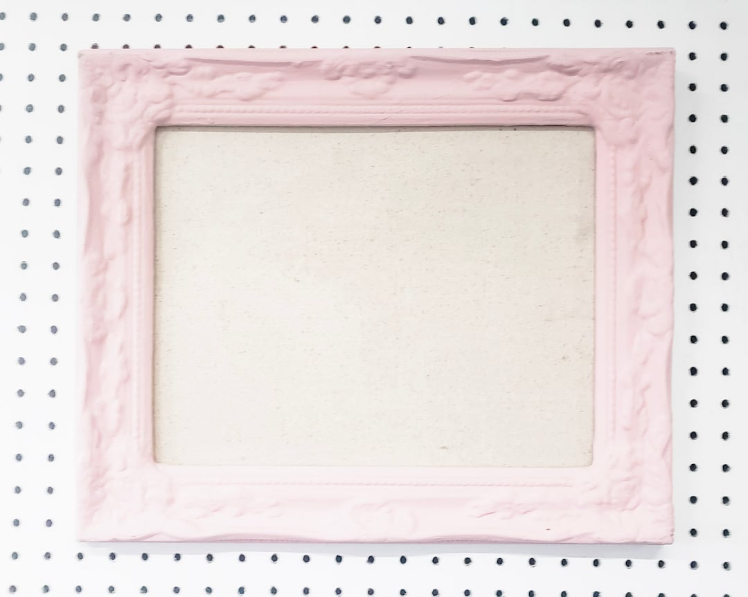 Whimsical Pastel Pink Linen Pinboard - Custom Frame Options - Dreamy ...