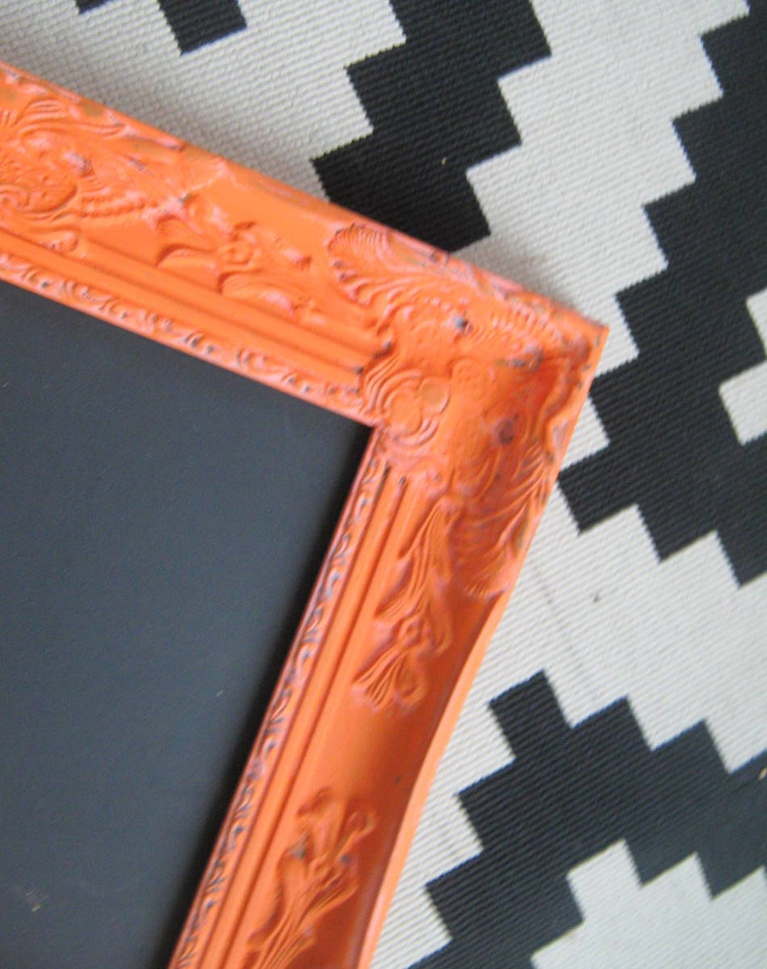 Orange First Birthday Chalkboard, Blackboard Menu Board, Magnetic Chalk ...