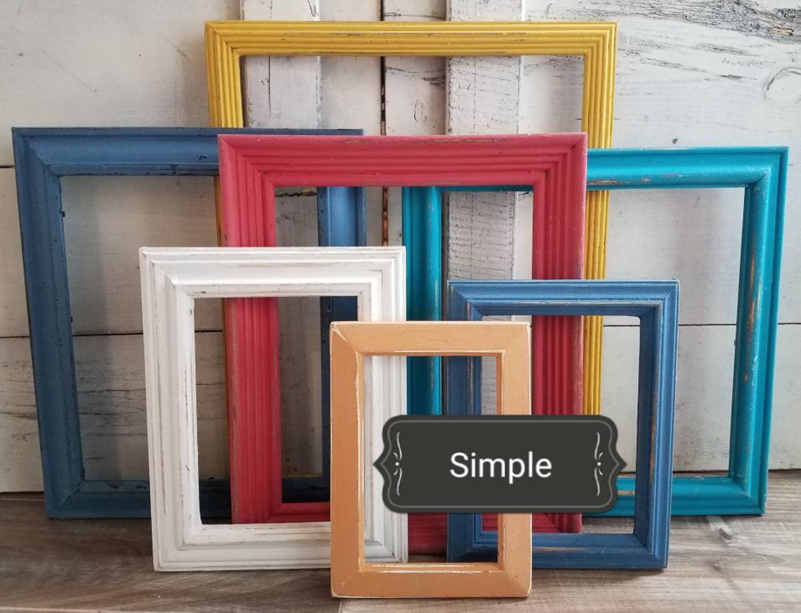 Rich and Vibrant Assorted Eclectic Mix of Decorative Wall Frames ...