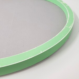 Large Round Framed Pin Board, Modern Hanging Circle Shaped Fabric ...