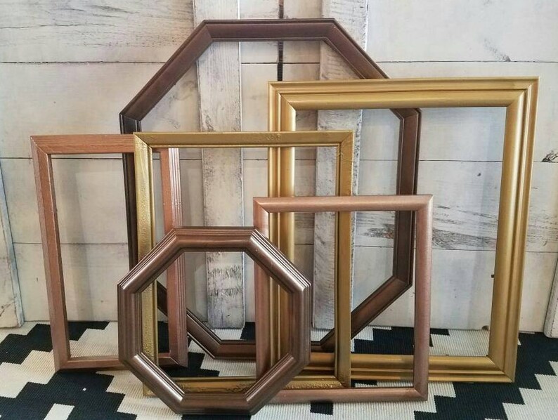 Dark and Moody Metallic Assorted Gallery Wall Set Dramatic - Etsy