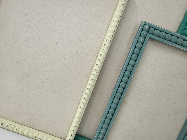 Natural Wood Bead Framed Pin Display Board Decorative - Etsy