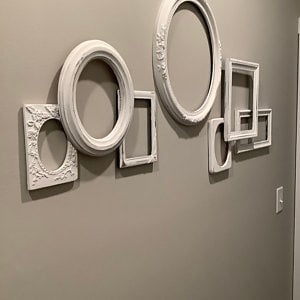 White Gallery Wall Frame Set | Custom Painted Photo Frame Collection ...