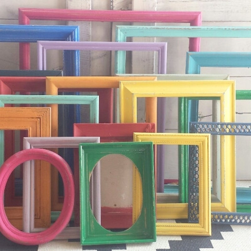 Colorful Picture Frames - Etsy