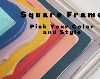 Square Black Picture Frames 4x4 5x5 6x6 7x7 8x8 9x9 10x10 - Etsy