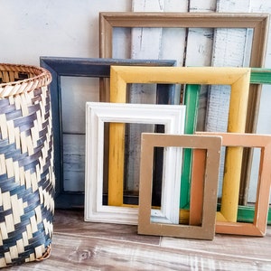 Mismatched Earthy and Urban Botanical Decorative Wall Frames for a ...