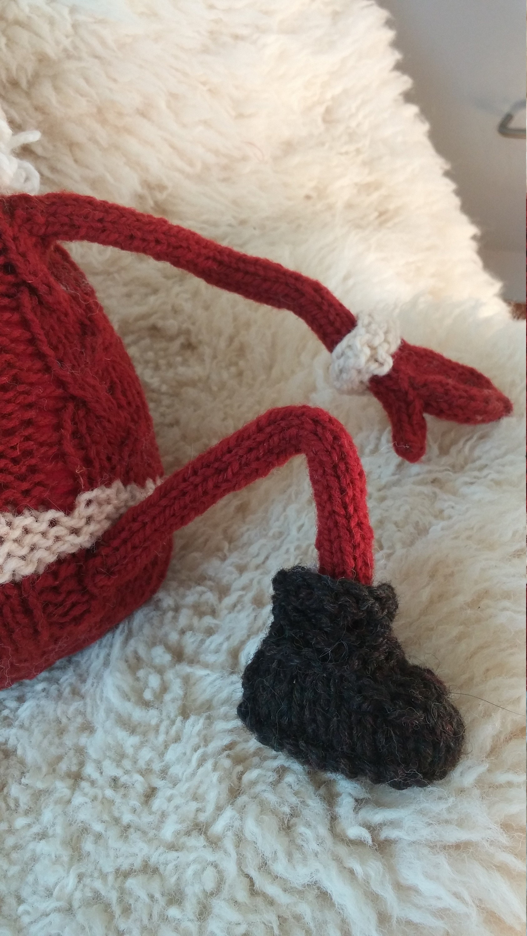 PDF Knitting Pattern Cabled Santa | Etsy