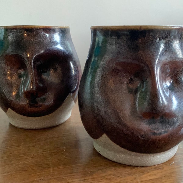 Pottery Face Mug - Etsy