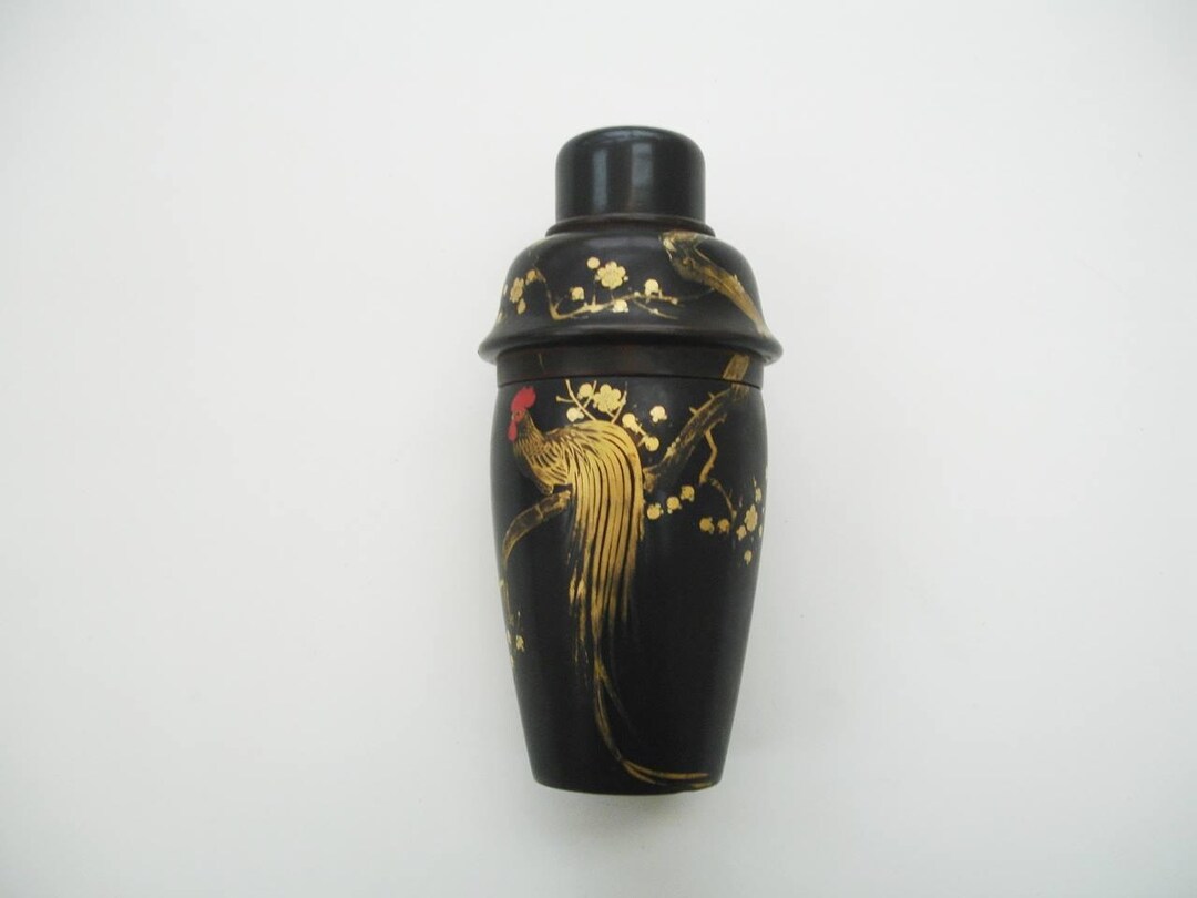 Antique Japanese Lacquer Cocktail Shaker (CK93) - Etsy