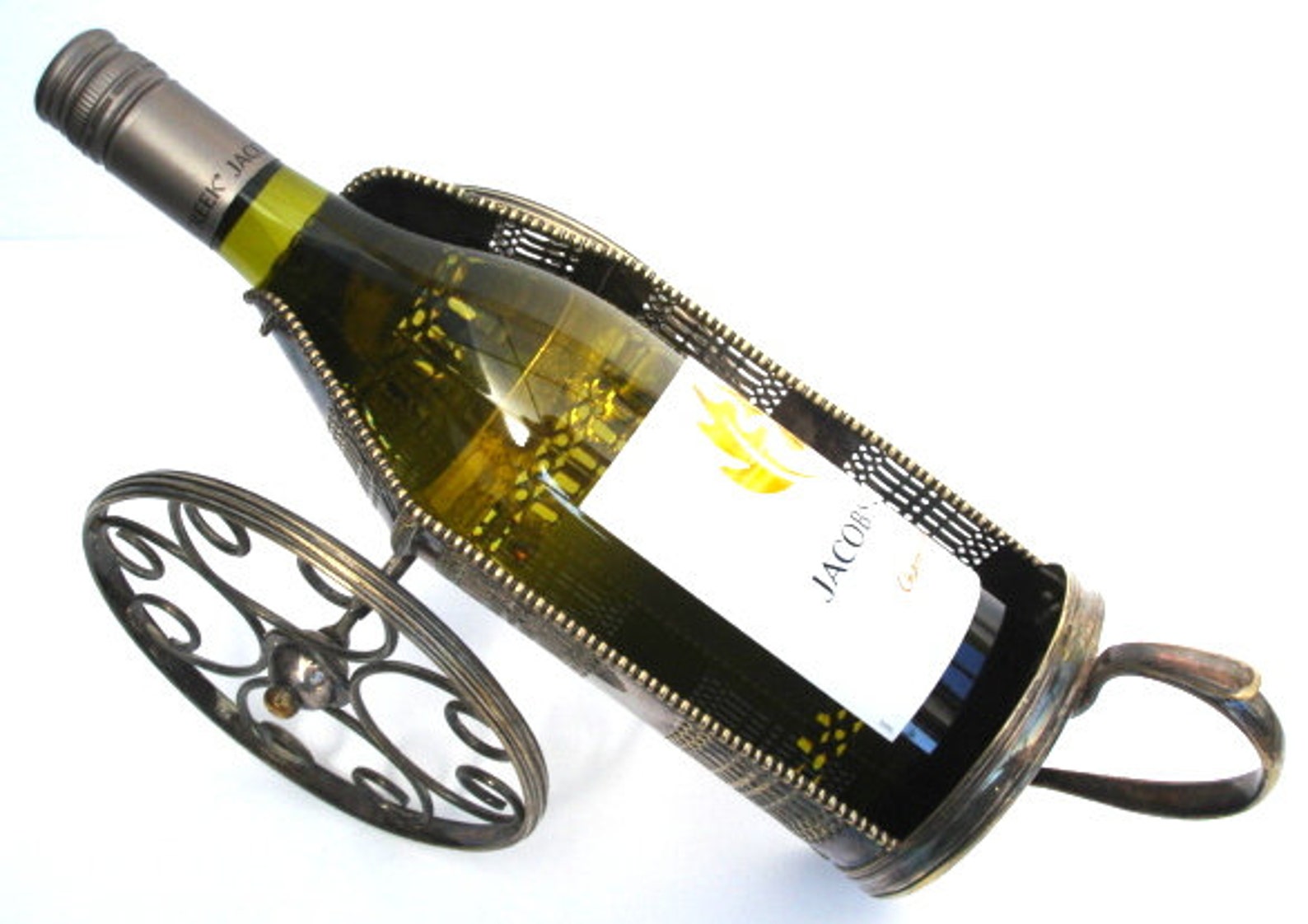 Antique Silver Plated Port Wine Chariot BH9 - Etsy