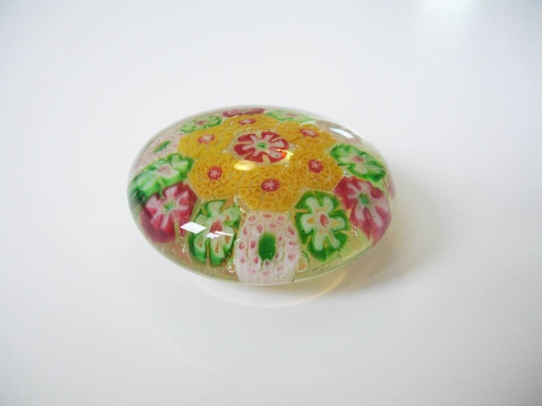 Vintage Small Pebble Sized Glass Paperweight (PW7) - Etsy