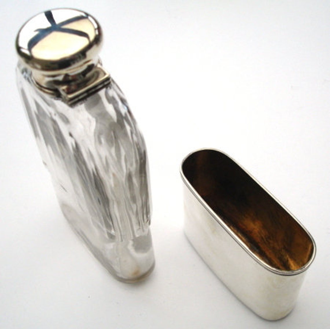 Vintage Tiffany Silver Hip Flask Large HF10 - Etsy