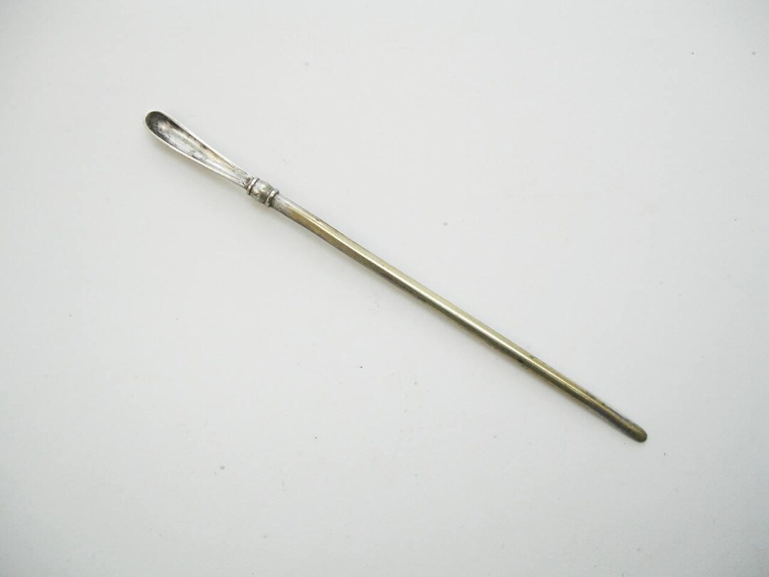 Georgian Unmarked Silver Snuff Spoon Rare - Etsy