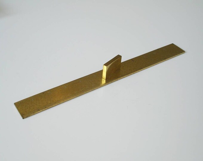 Antique Brass Desk Ruler for Architect or Draughtsman - Etsy