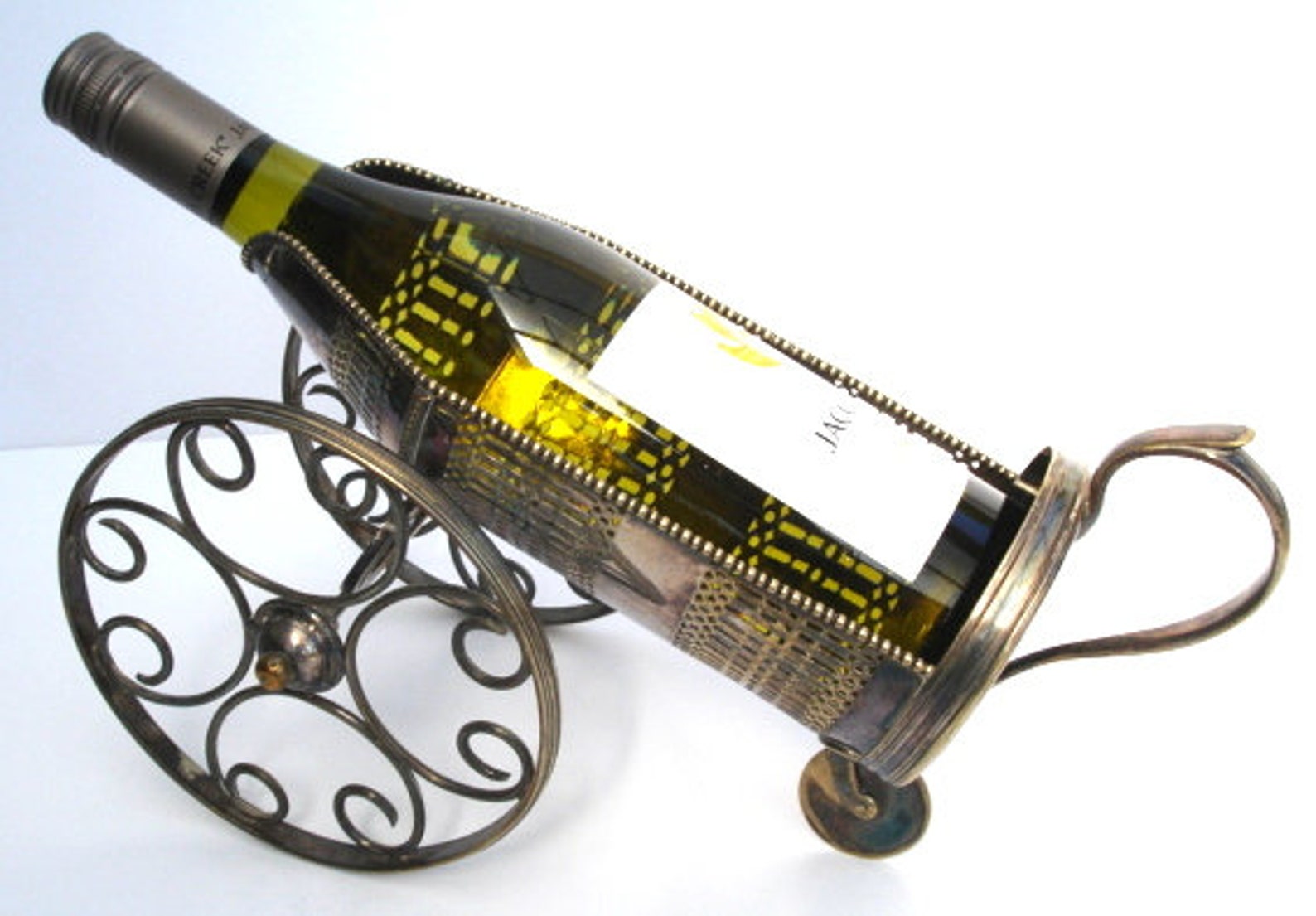 Antique Silver Plated Port Wine Chariot BH9 - Etsy