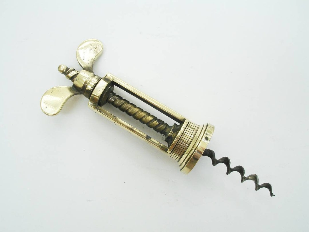 Antique Brass Farrow & Jackson Type Corkscrew - Narrower Frame (BR537 ...