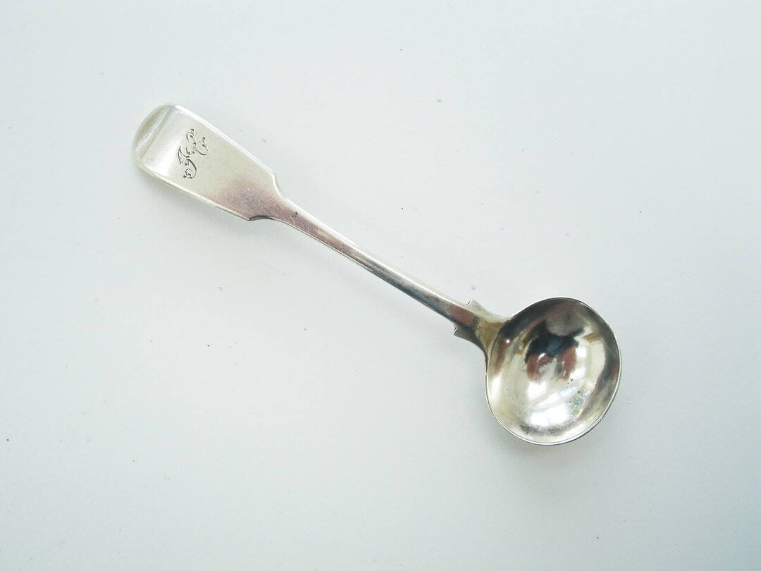 Antique Silver Mustard Spoon Chester 1823 - Etsy