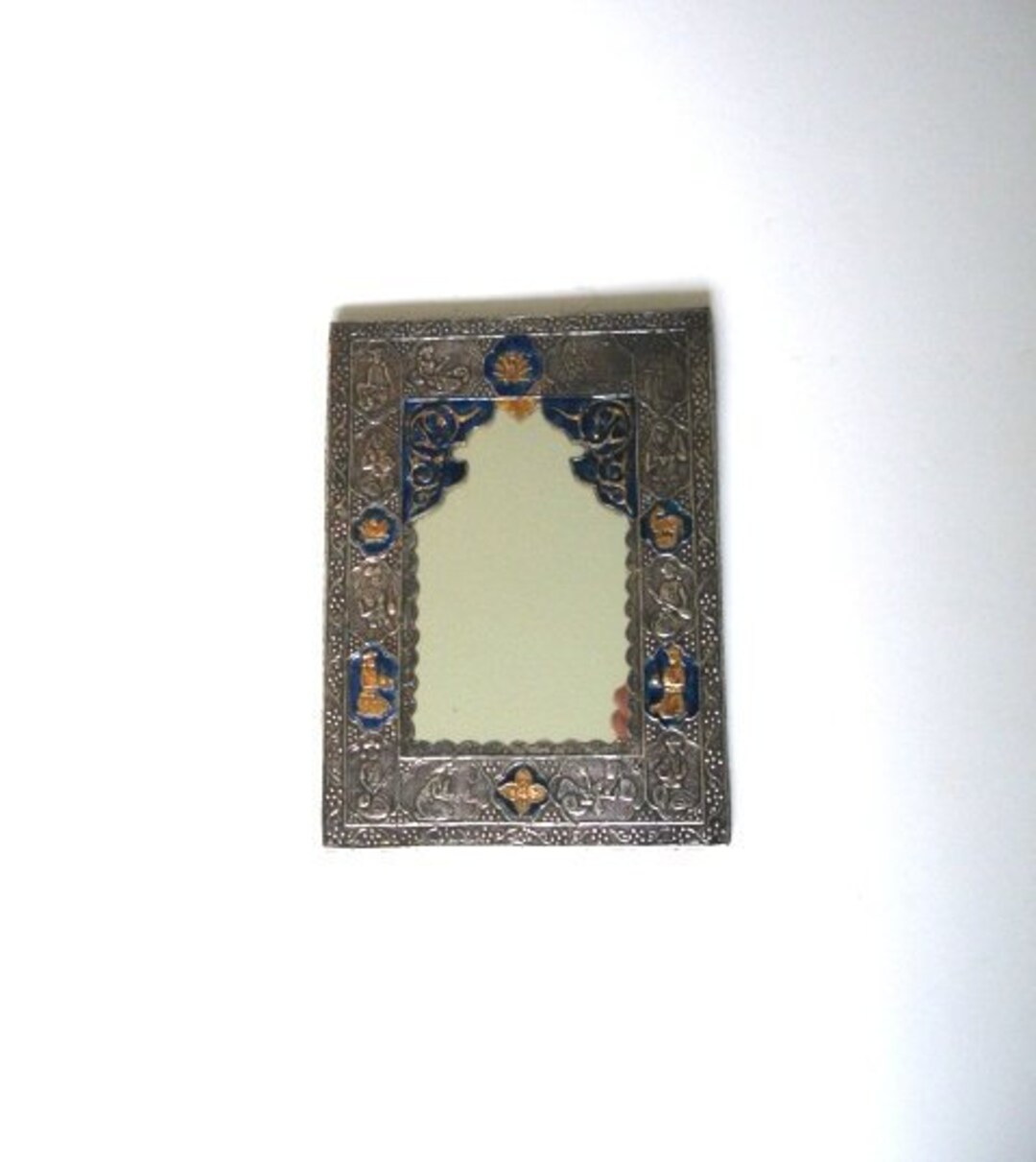 Antique Arabic Silver Mirror - Etsy