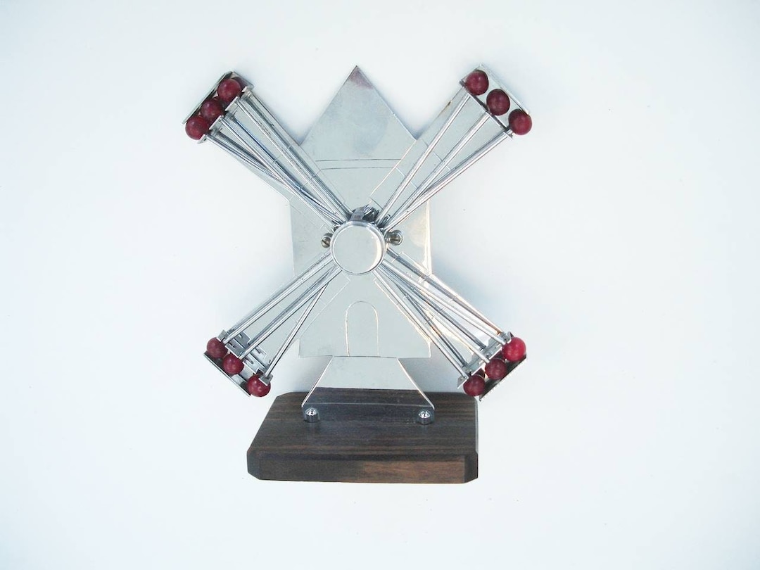 Rare French Windmill Set of Cocktail Sticks by Sudre - Etsy