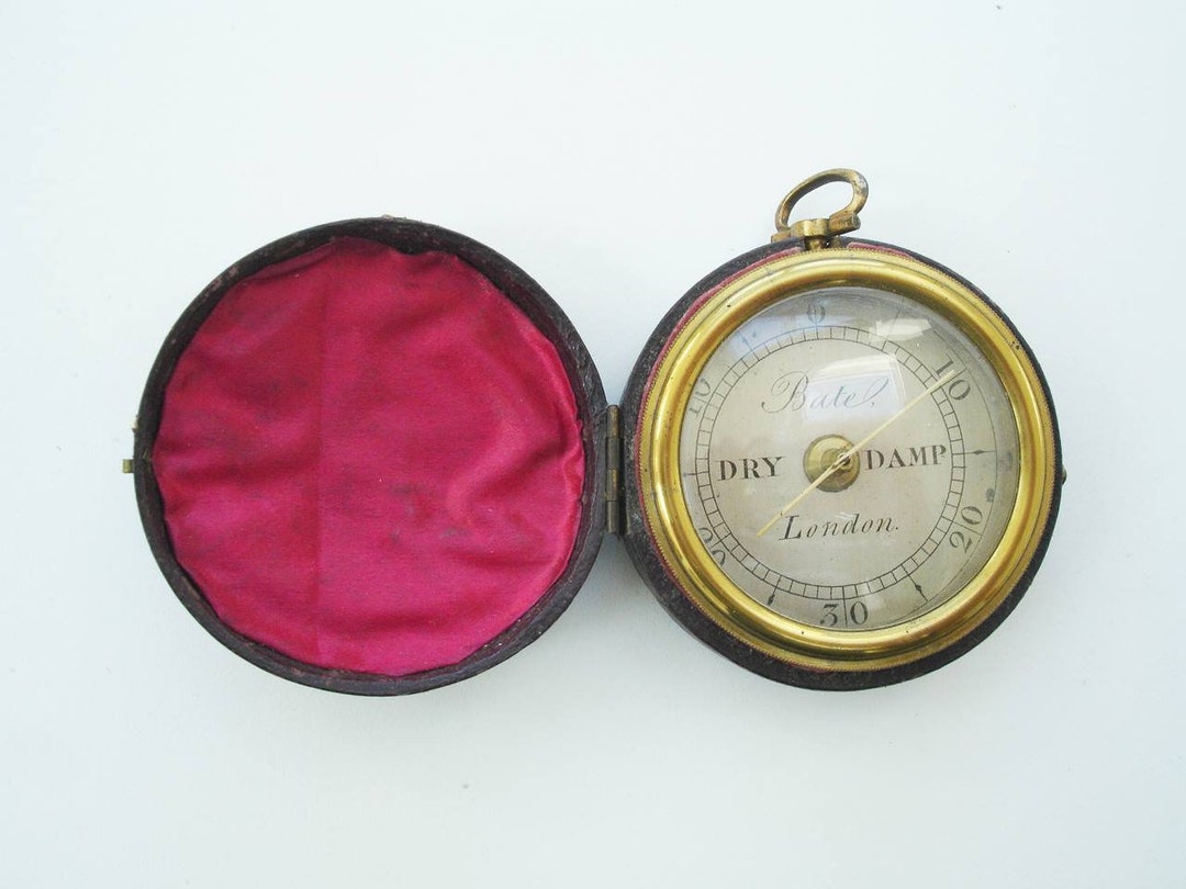 Antique Pocket Hygrometer by Bate SC15 - Etsy