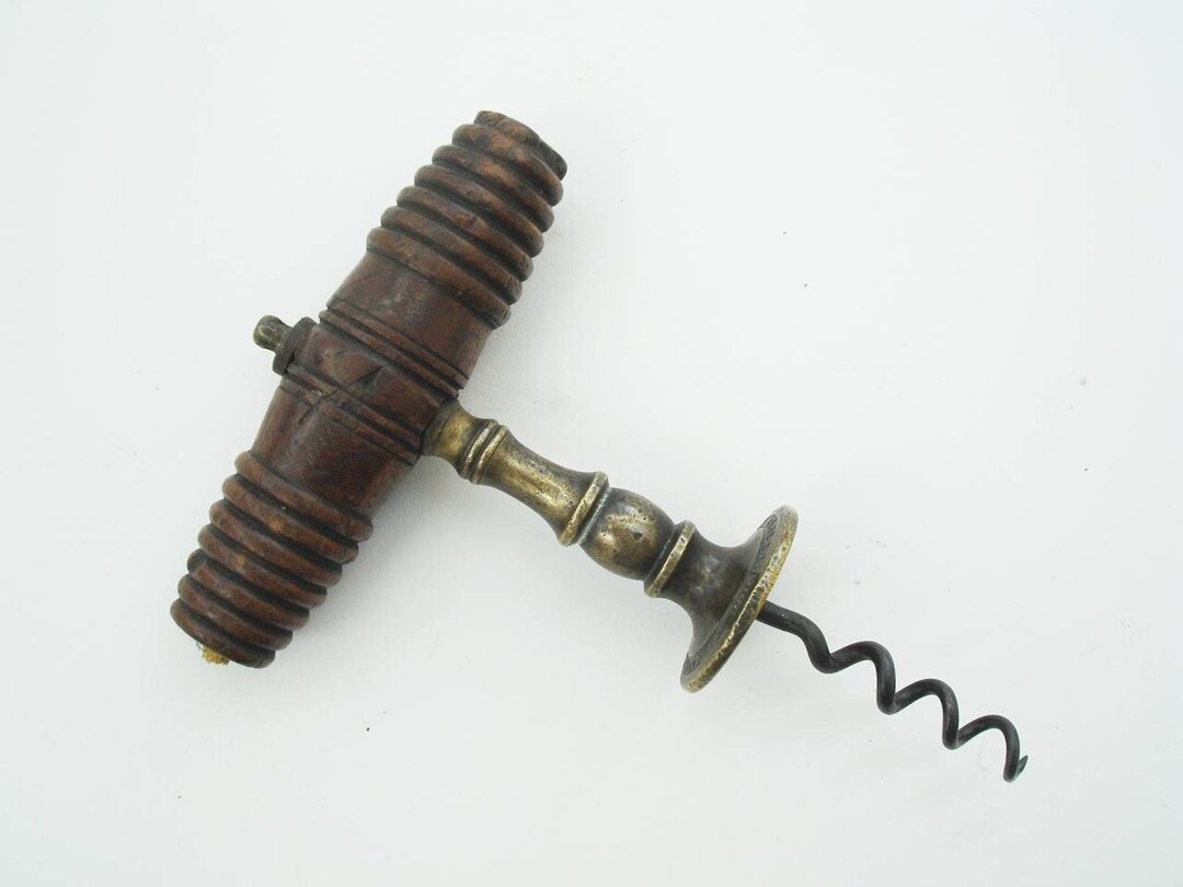 J Rodgers & Sons - Antique Brass Henshall Corkscrew (TEE177) - Etsy