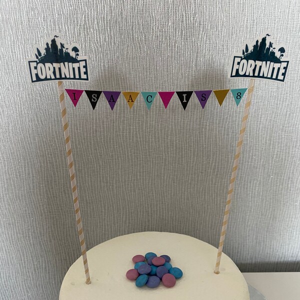 Fortnight Cake Topper - Etsy UK