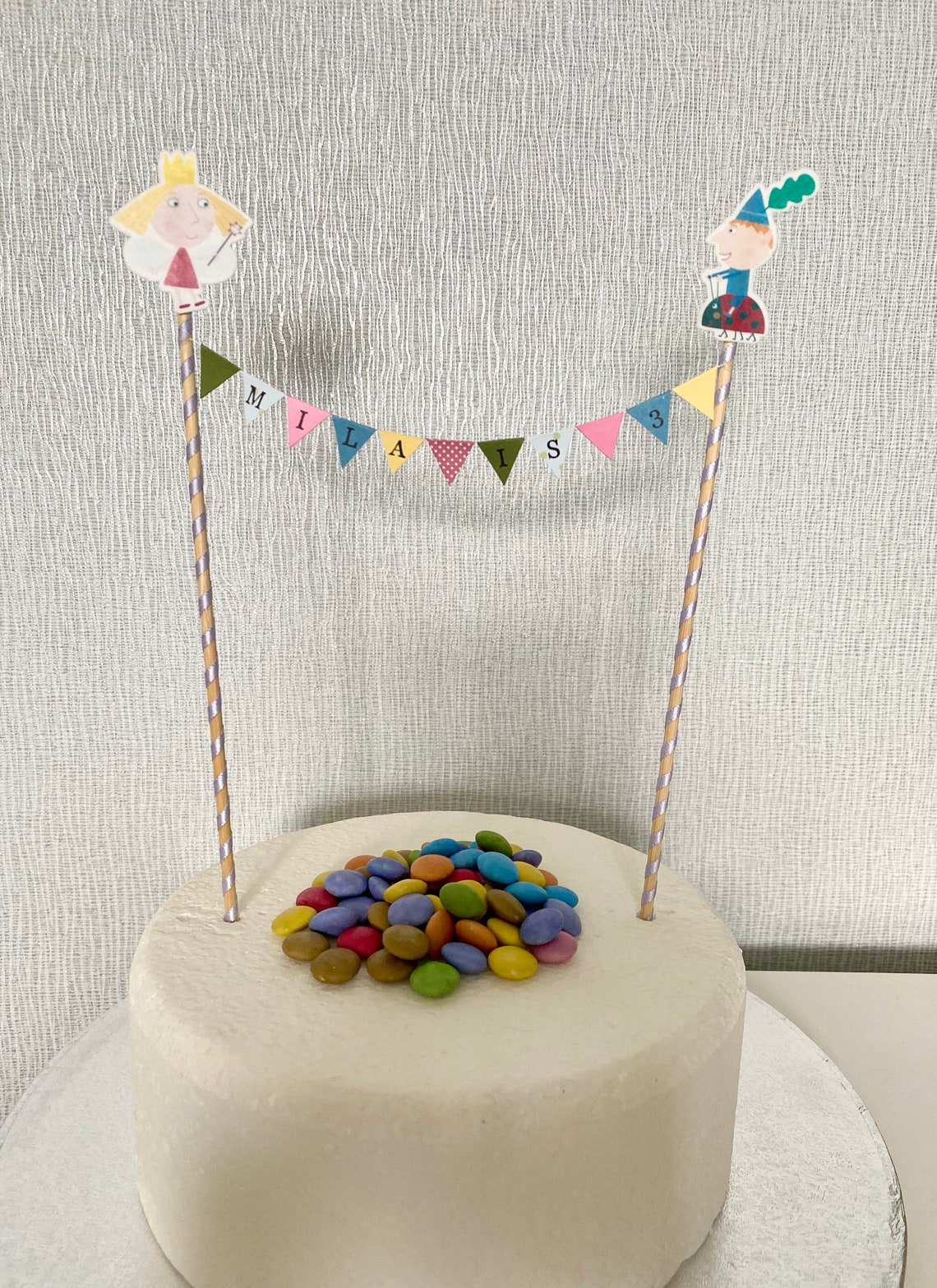 Ben and Holly's Little Kingdom Themed Personalised Cake | Etsy