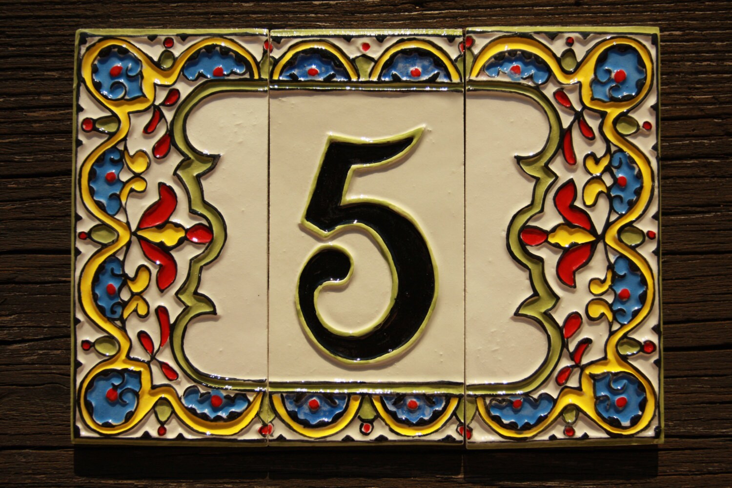 Ceramic House Number - Etsy