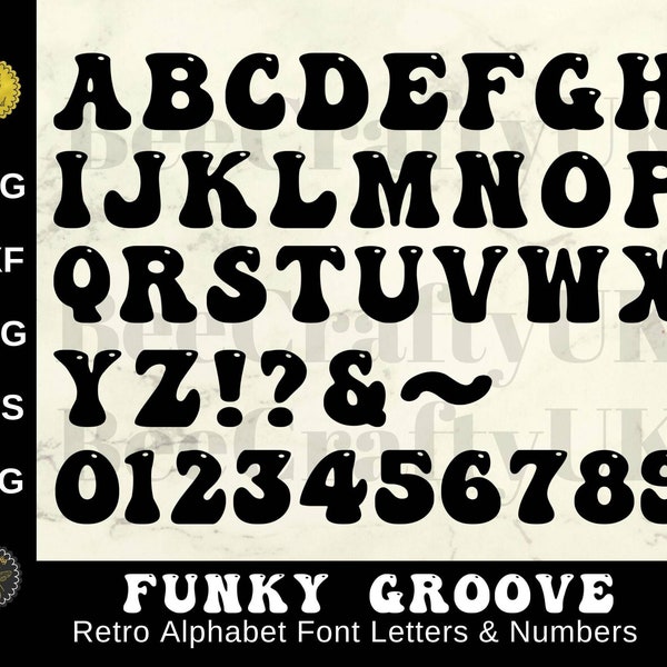 Funky Letters Png - Etsy