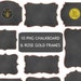 Chalkboard Clip Art Digital Frames Black Chalkboard Labels Graphics ...
