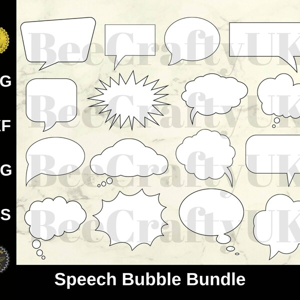 Speech Balloon - Etsy