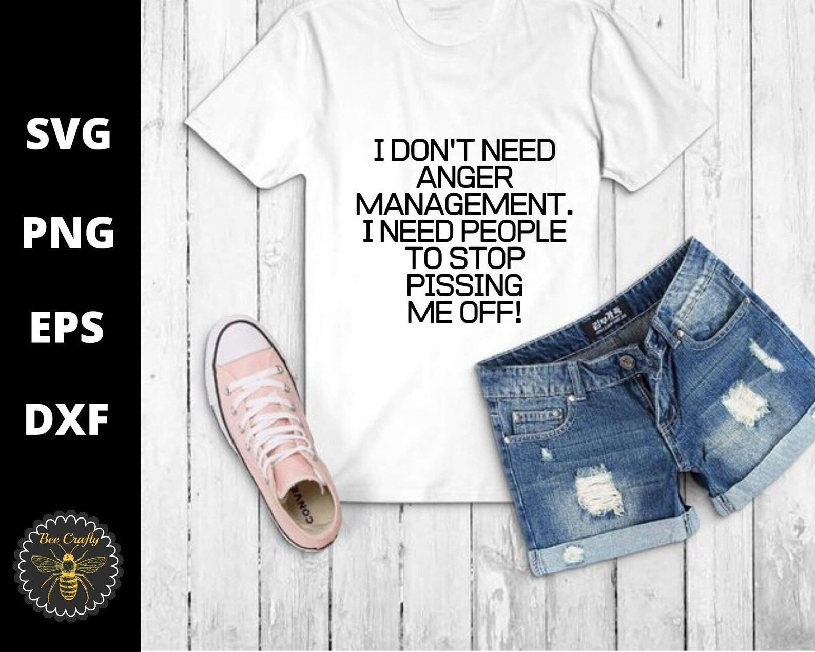 Anger Management SVG Slogan | Shirt SVG Logo | Humourous Typography SVG ...