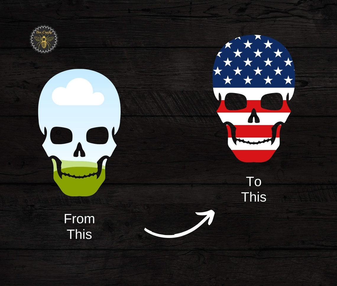 Custom Skeleton Skull Canva Frames Editable Canva Skull Head - Etsy