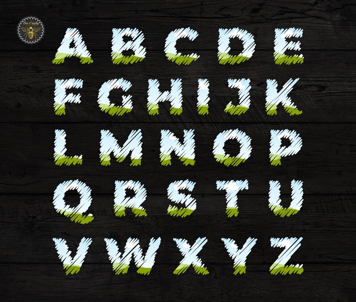 Custom Canva Letter Number Alphabet Frames | Drag and Drop Editable ...
