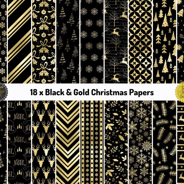 Gold Scrapbook Paper - Etsy
