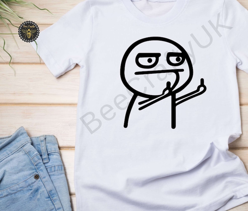 Finger Flipping Doodle Man SVG Funny Rude Middle Finger - Etsy