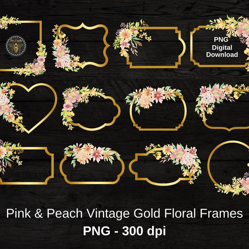 Vintage Gold Frames - Etsy