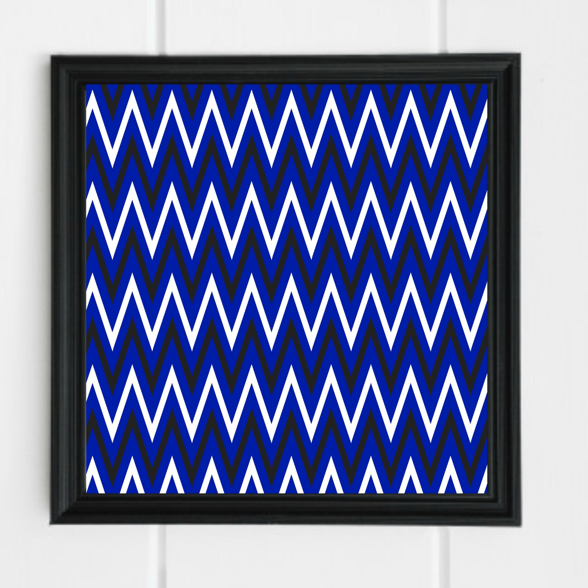 Royal Blue Digital Paper Pack Mixed Pattern Scrapbooking | Etsy UK