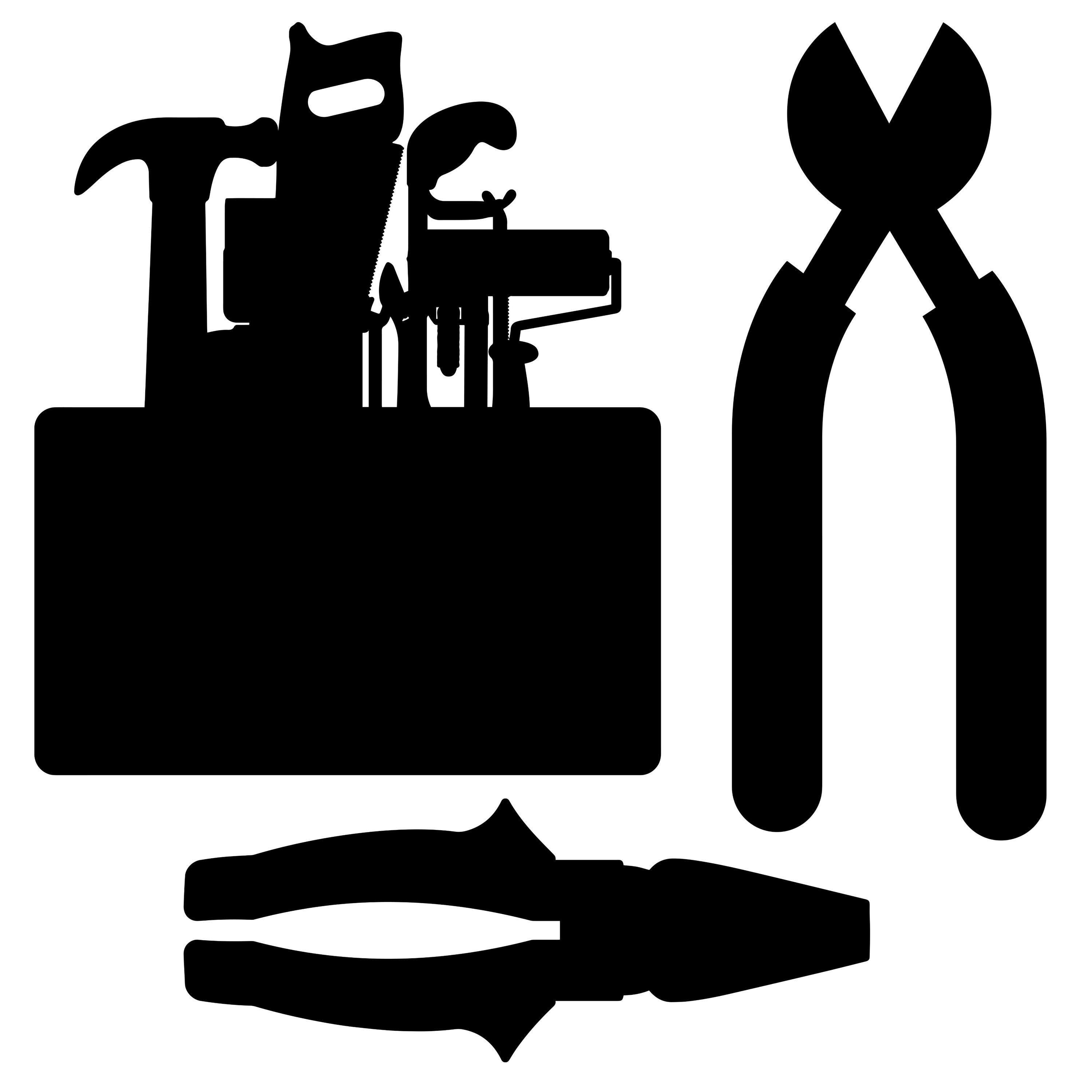 Work Tools SVG Bundle | Tools Silhouettes Clipart Design Elements | Svg ...