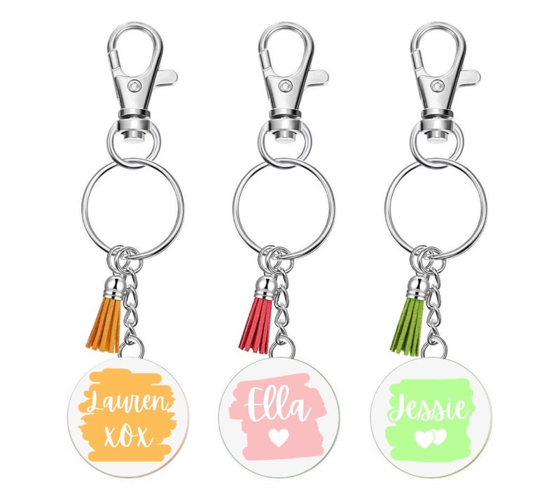 Paint Brush Strokes Key Ring Patterns Paint Splatter - Etsy UK