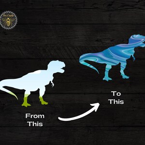 Custom Dinosaur Canva Frames | Editable in Canva Dino Elements | Fill ...