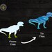 Custom Dinosaur Canva Frames Editable in Canva Dino Elements Fill Your ...