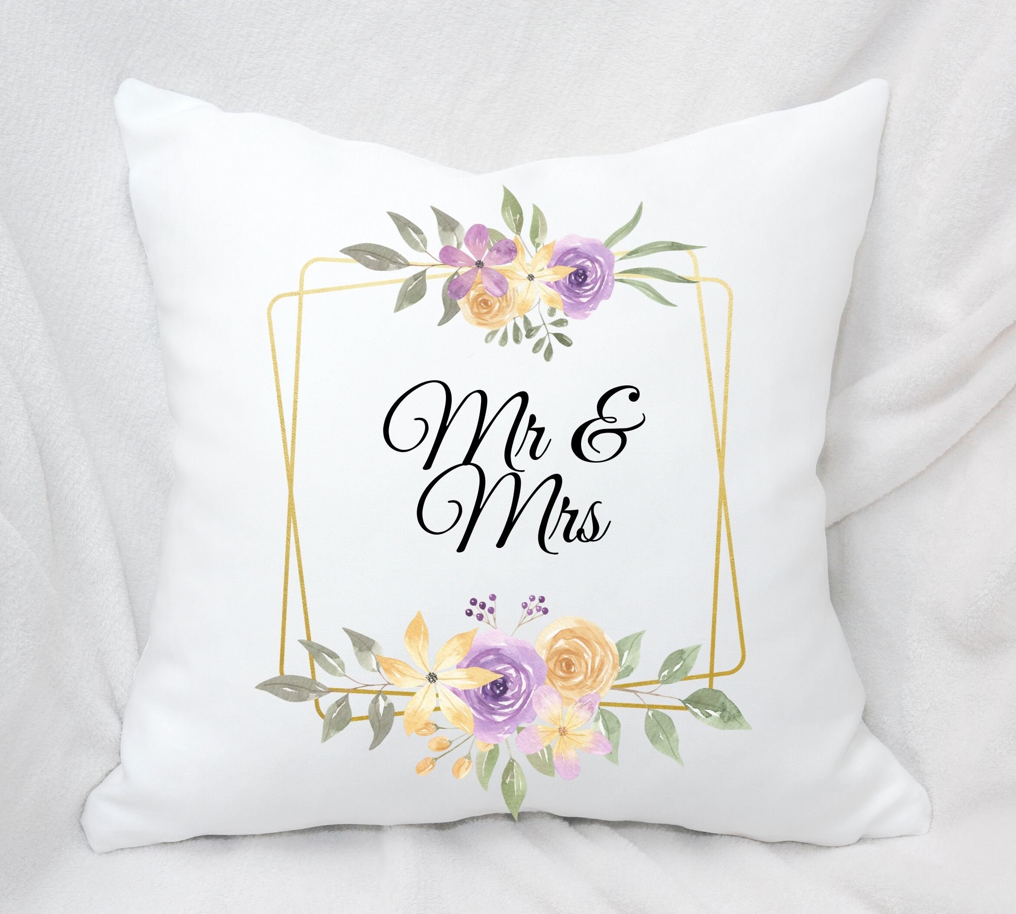 12 Lilac Lemon Rose Floral Geometric Polygonal Frames Gold & - Etsy UK