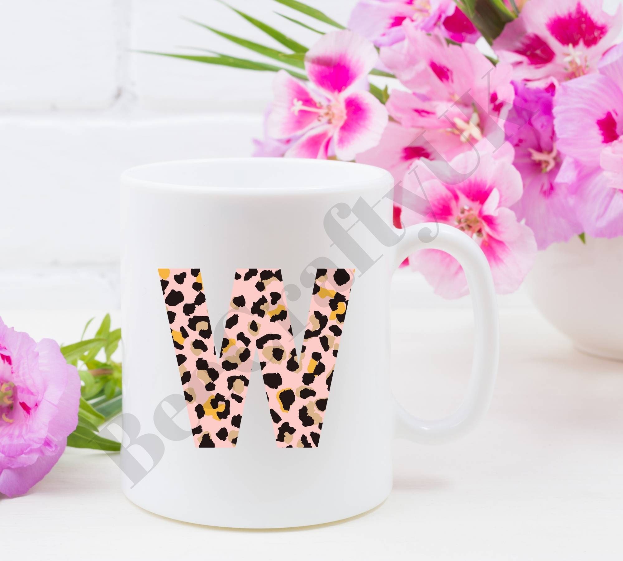 Pink Leopard Print Letters & Numbers | Animal Print Font Alphabet A-Z ...
