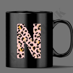 Pink Leopard Print Letters & Numbers | Animal Print Font Alphabet A-Z ...