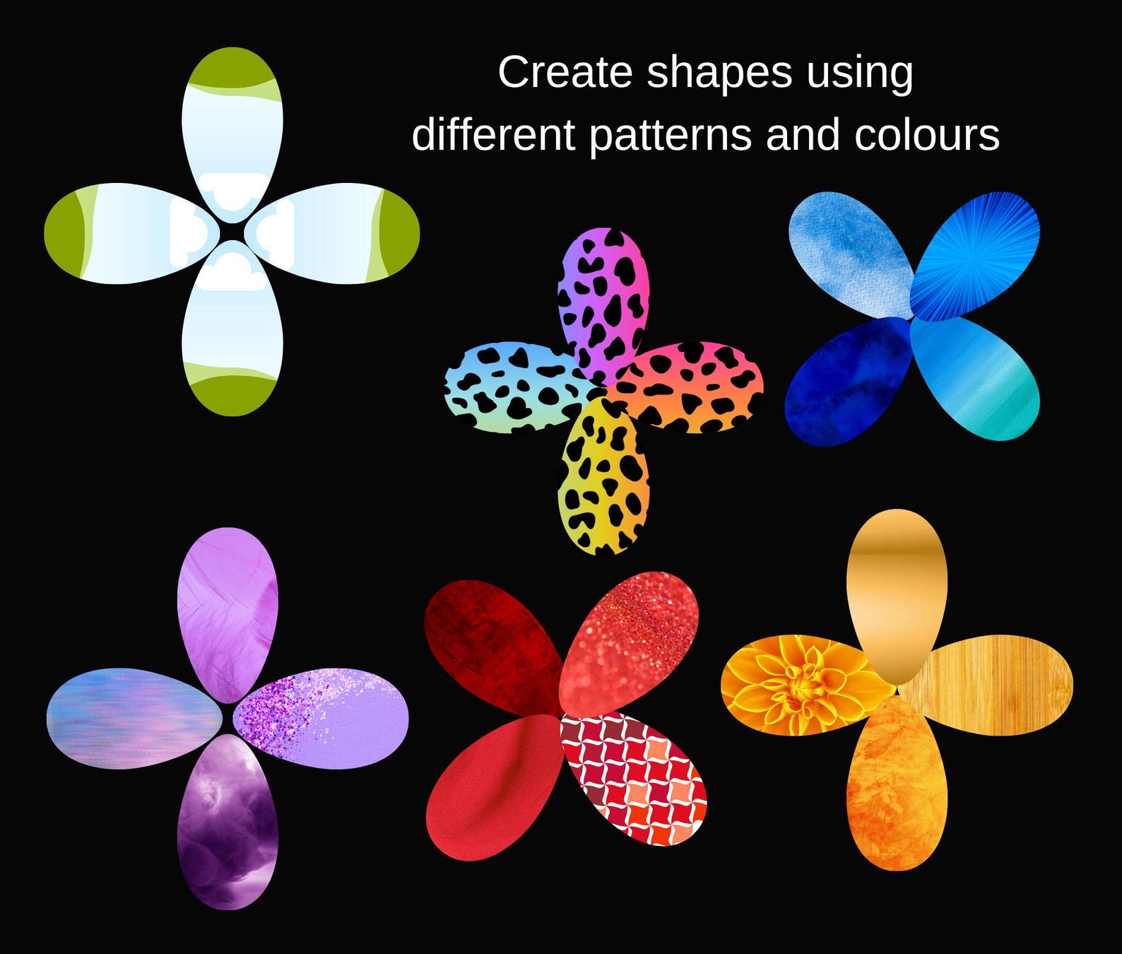 Custom Shapes Canva Frames | Editable in Canva Template Shape Frame ...