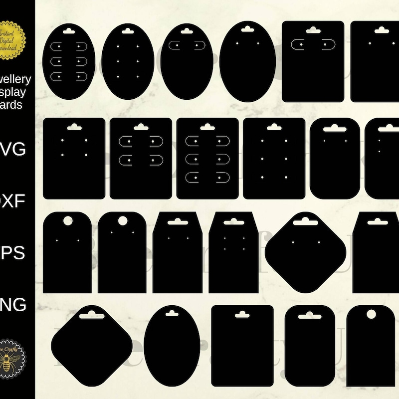 Brooch Display Card - Etsy