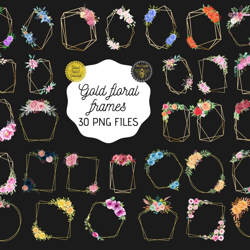 Flower Frames - Etsy