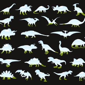 Custom Dinosaur Canva Frames | Editable in Canva Dino Elements | Fill ...